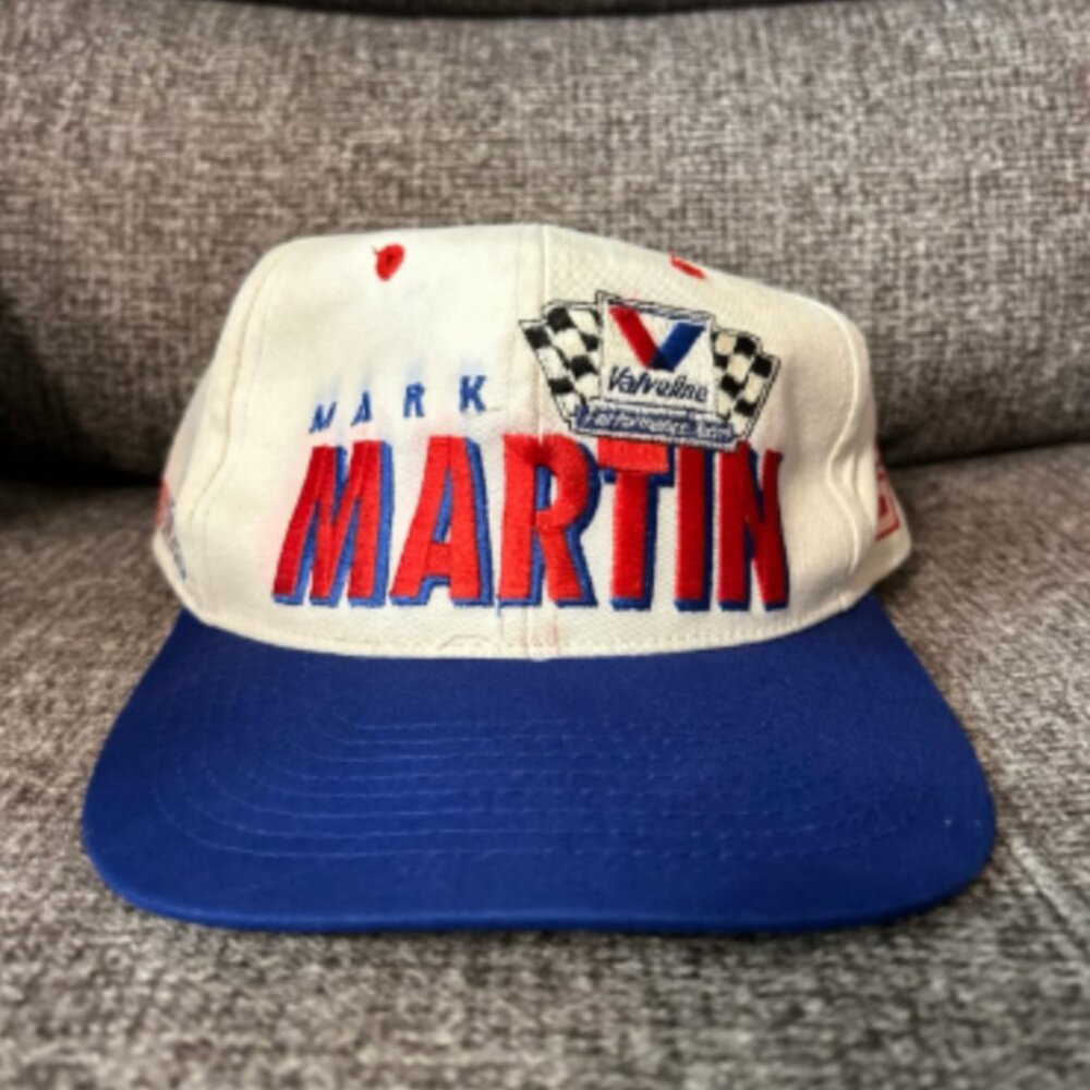 Vintage Nascar Mark Martin Valveline Hat Cap - Gem
